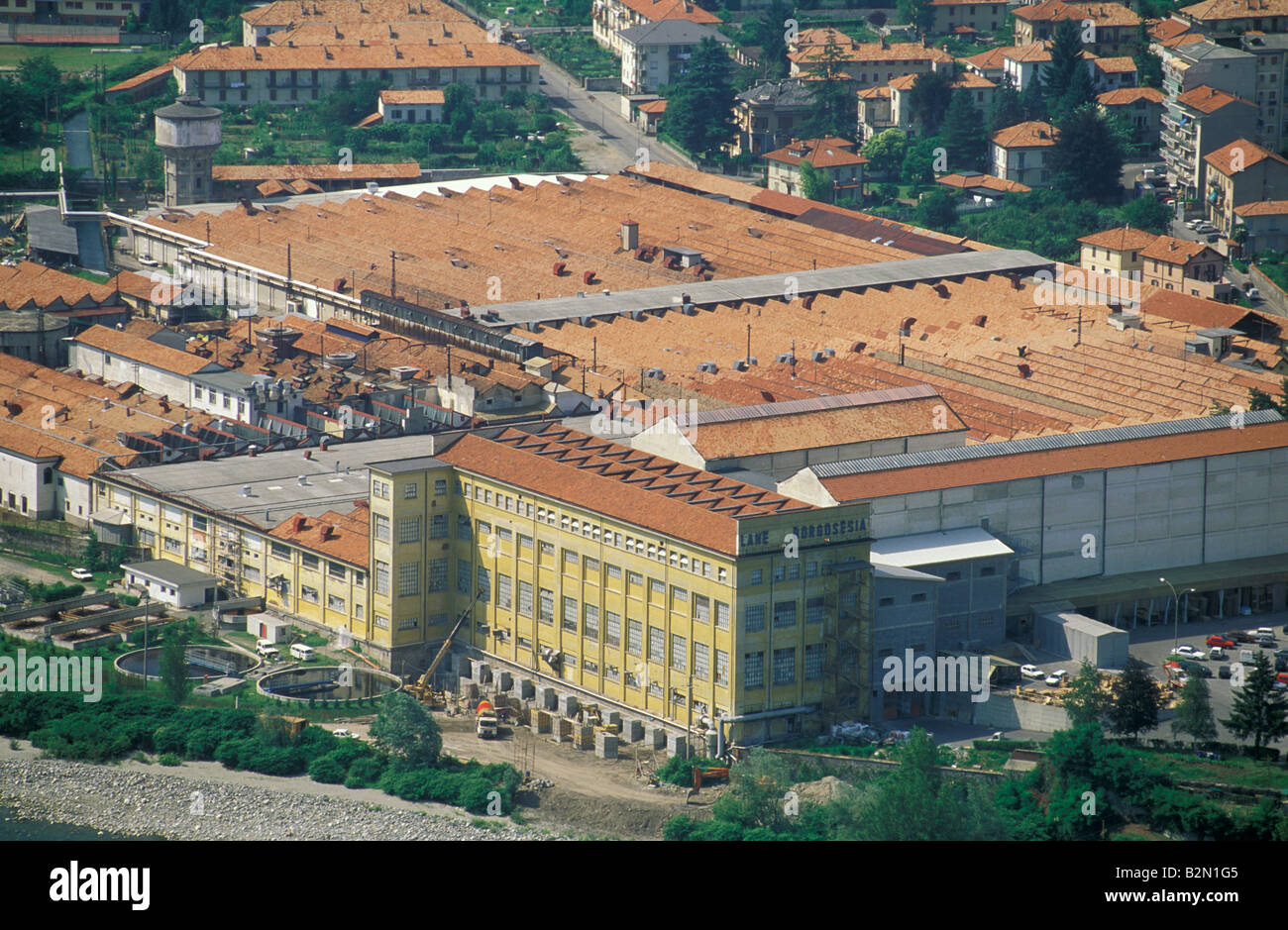 borgosesia wool factory, borgosesia, Italy Stock Photo - Alamy
