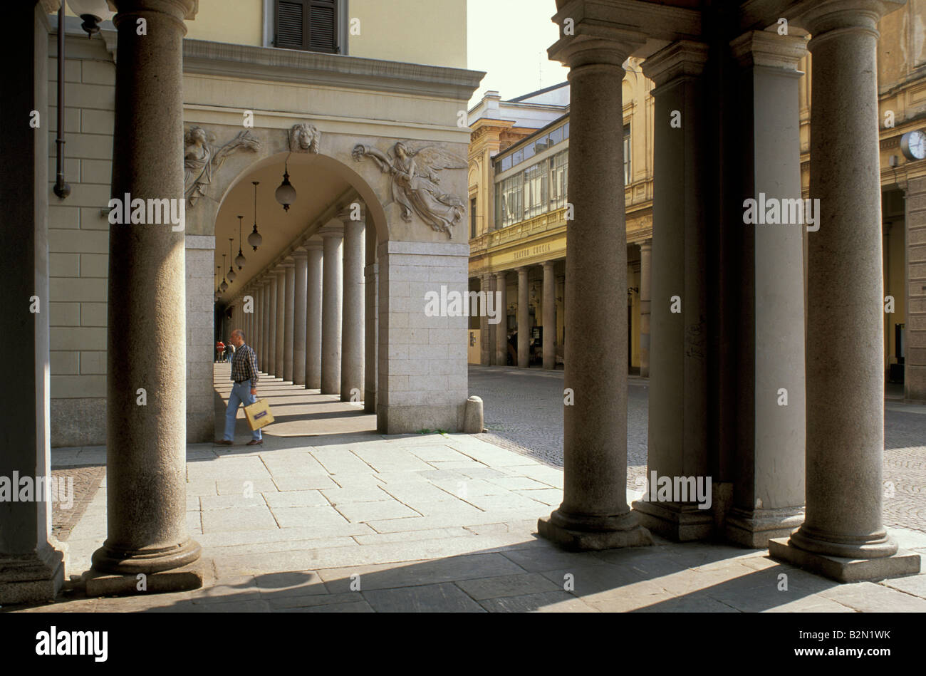 historical centre, novara, Italy Stock Photo - Alamy