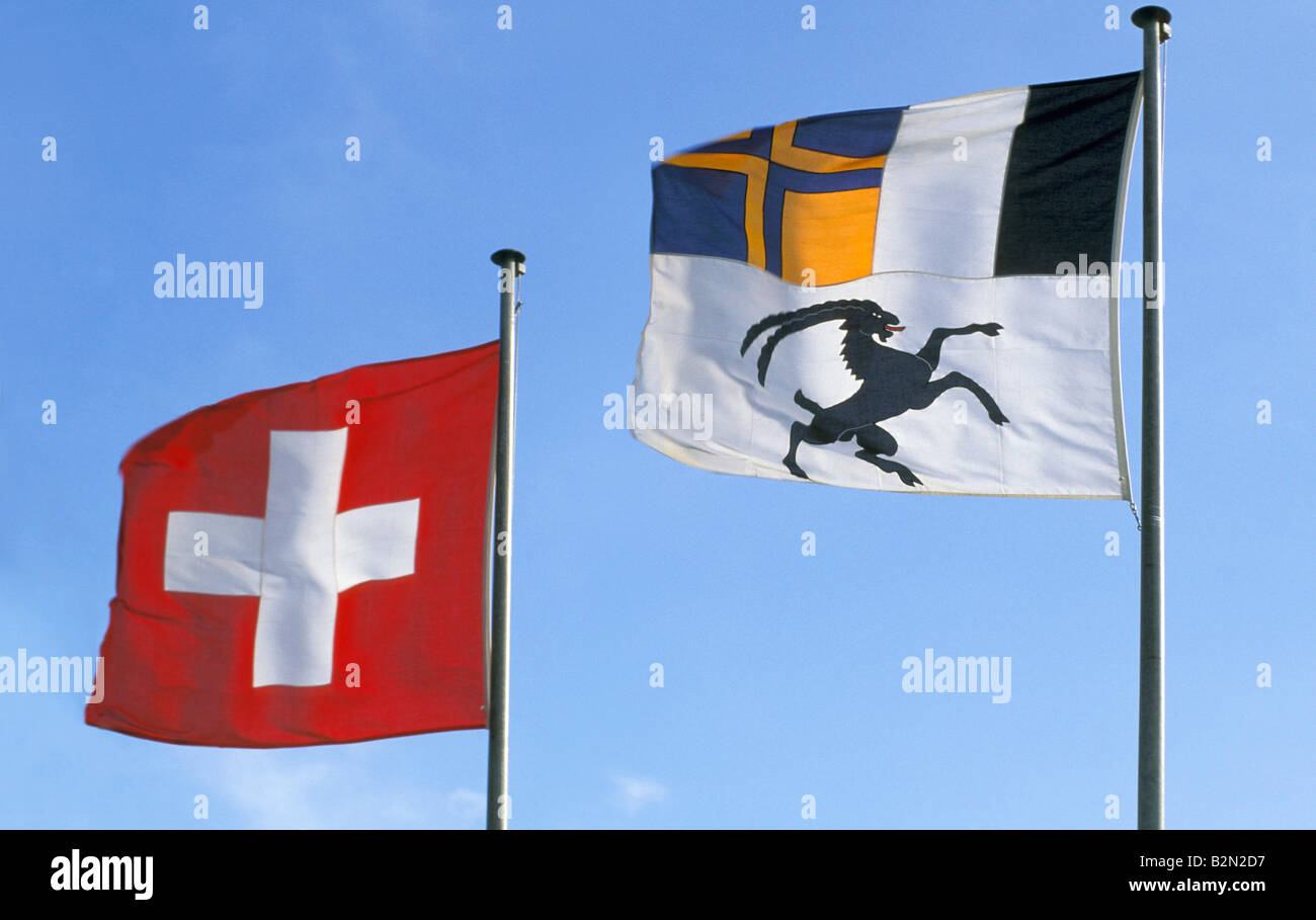 Graubunden flag hi-res stock photography and images - Alamy