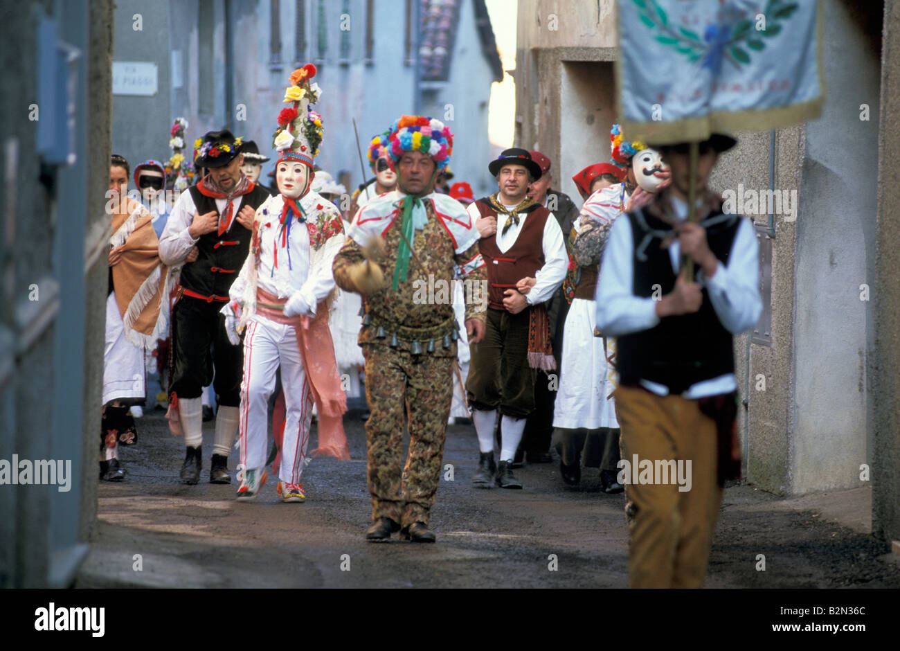 la lachera tradictional carnival, rocca grimalda, Italy Stock Photo - Alamy