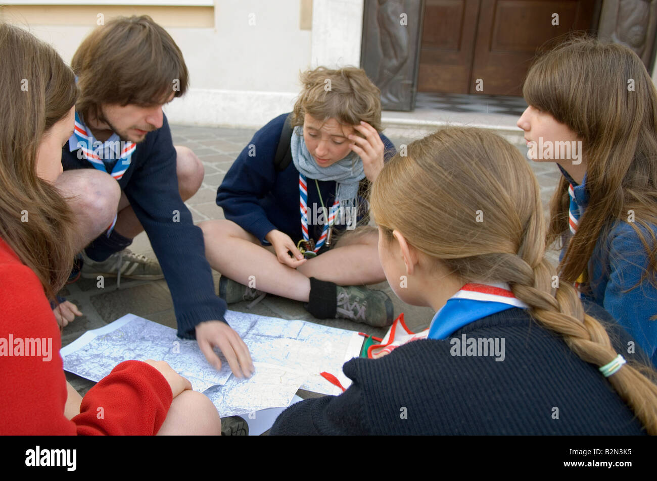 boy scouts, torre boldone, Italy Stock Photo - Alamy