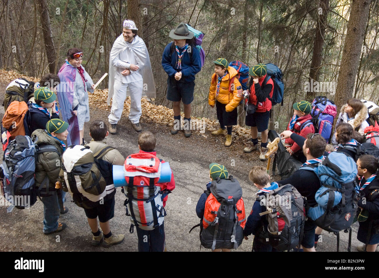 club scouts, sparavera mountain, Italy Stock Photo - Alamy
