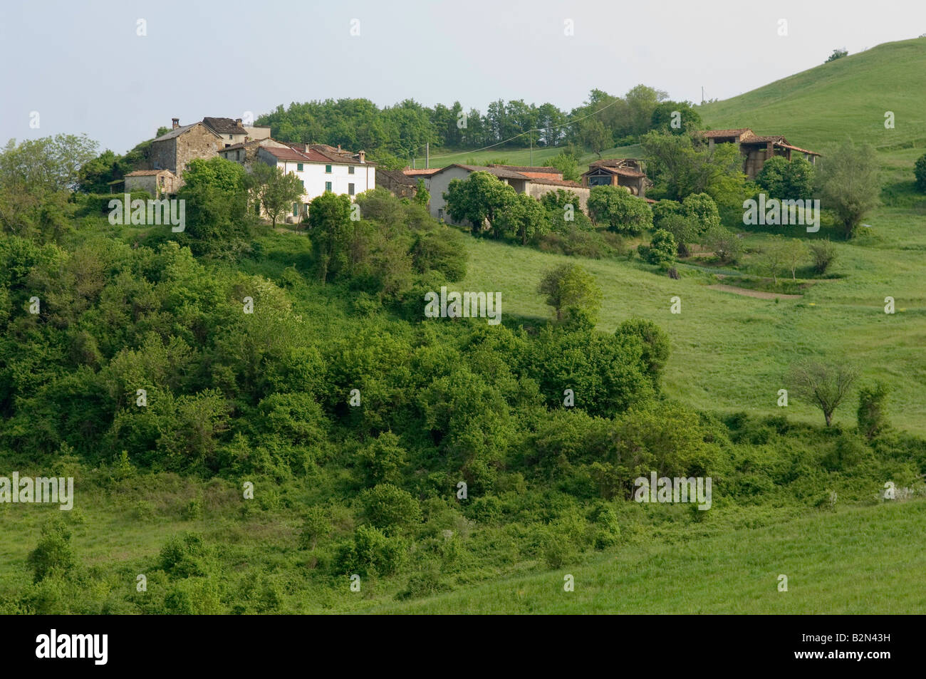 village near pietra perduca, trebbia valley, Italy Stock Photo - Alamy
