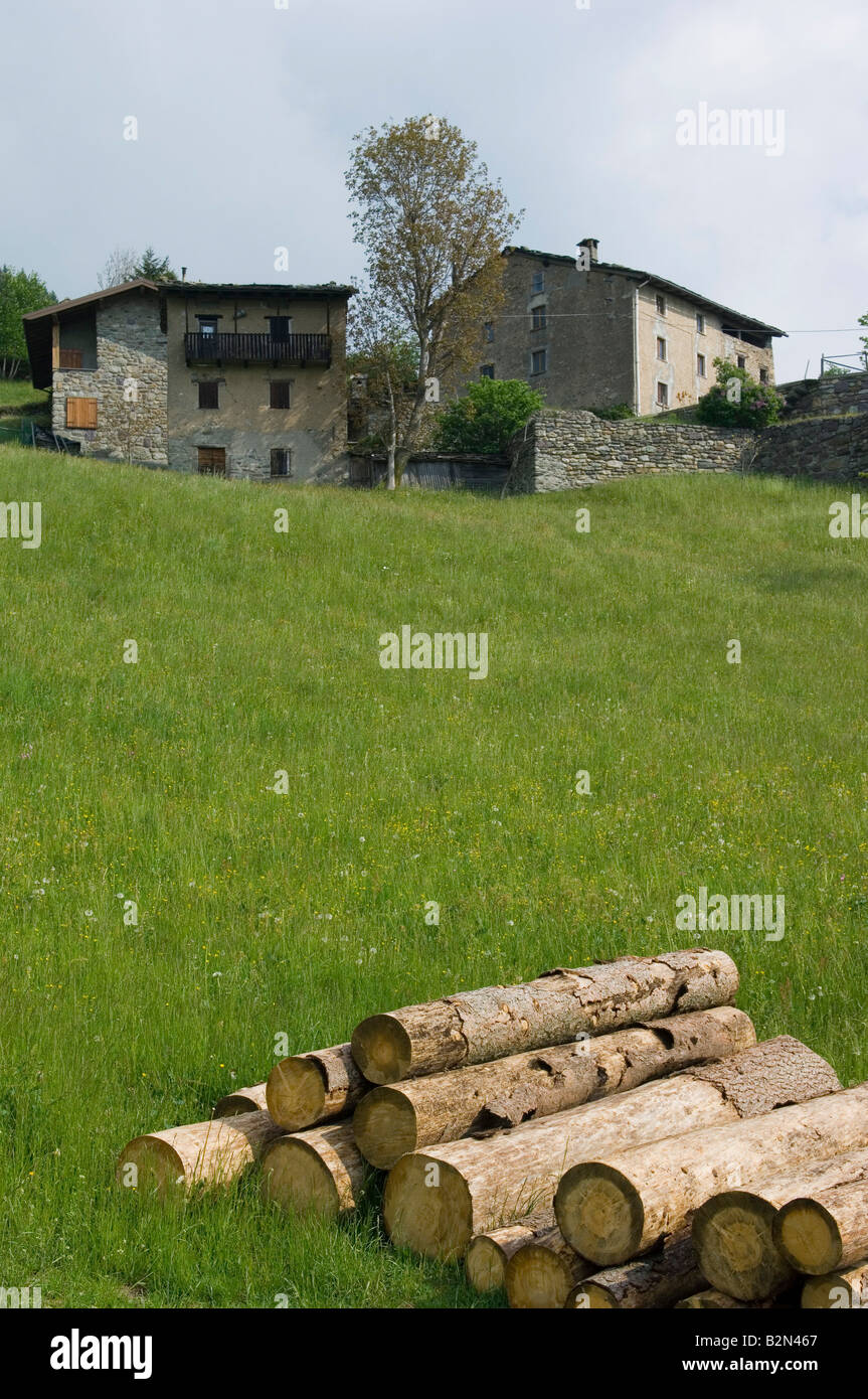 ripa alta village, gromo, Italy Stock Photo - Alamy
