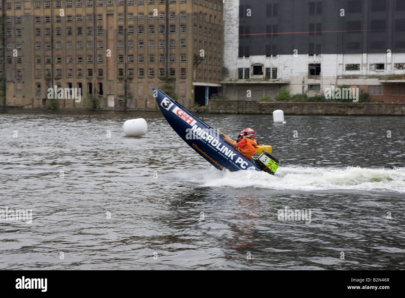Thundercat Racing boat Speed boat ExCeL Exhibition Royal Victoria Dock ...
