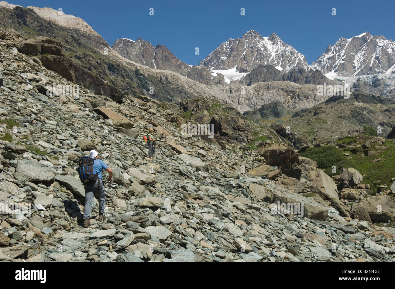 bernina mountains, val malenco, Italy Stock Photo - Alamy