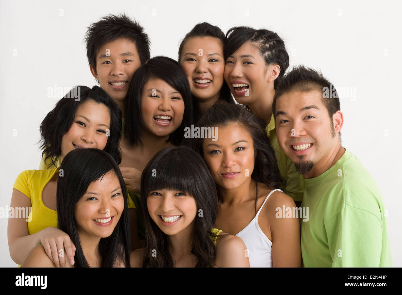 Portrait of a group of friends Stock Photo - Alamy