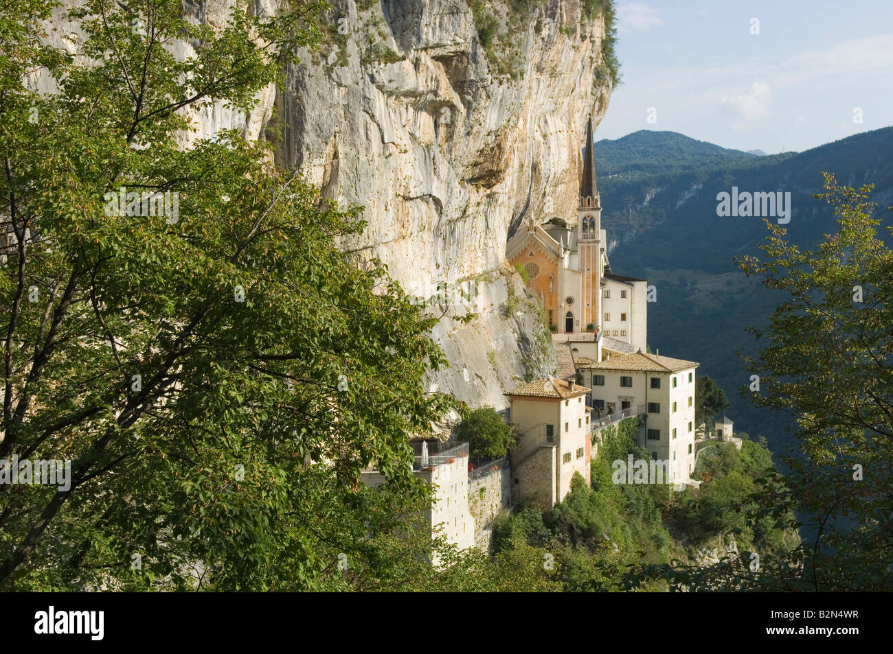 madonna della corona sanctuary, spiazzi, Italy Stock Photo - Alamy