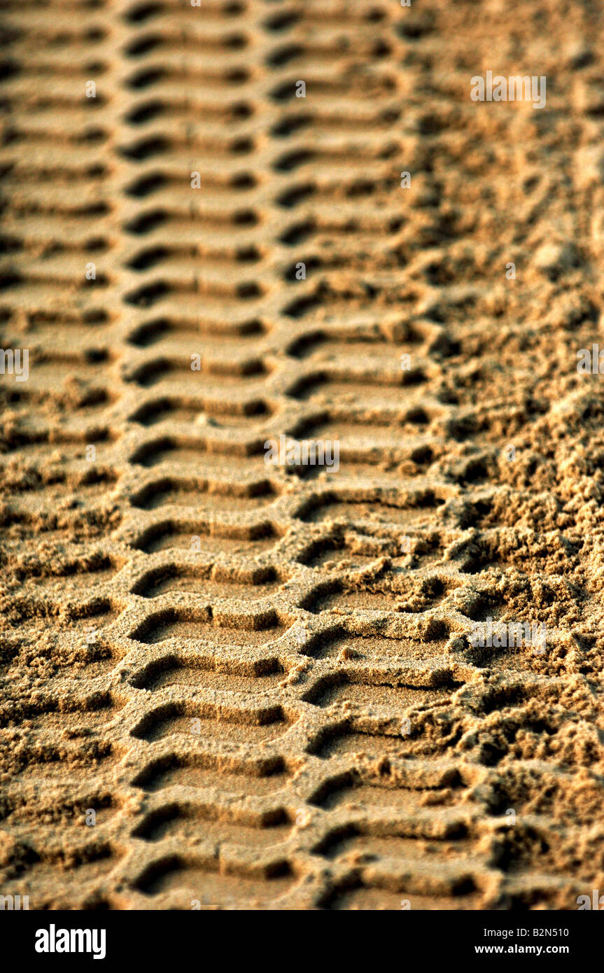 track in sand Stock Photo - Alamy