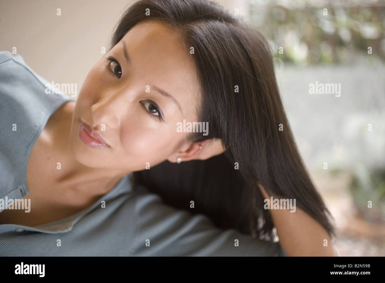 Portrait of a mid adult woman Stock Photo - Alamy