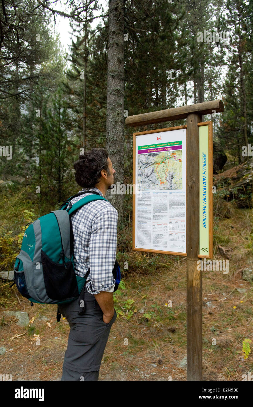 natural signals, monte avic regional park, Italy Stock Photo - Alamy