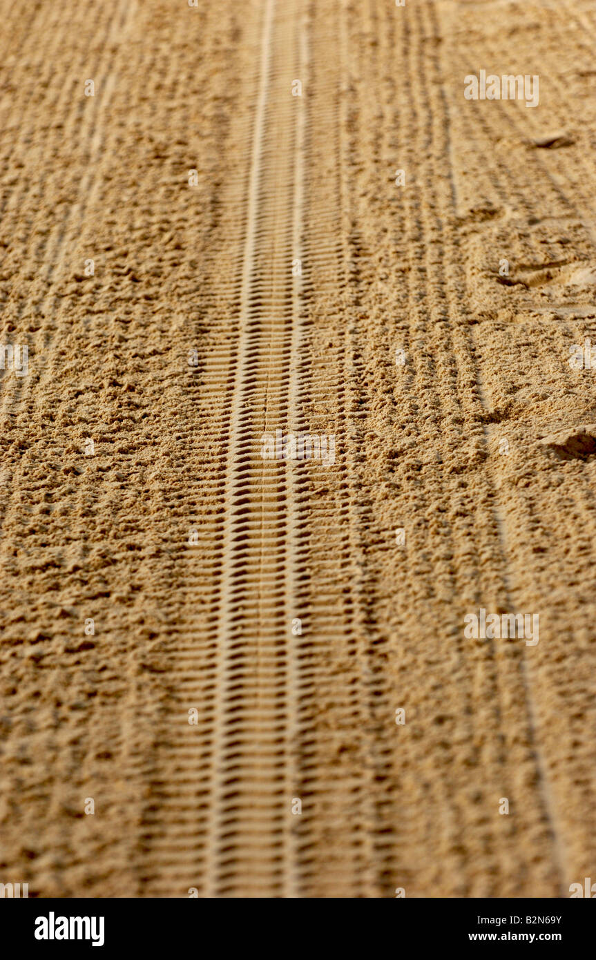 track in sand Stock Photo - Alamy