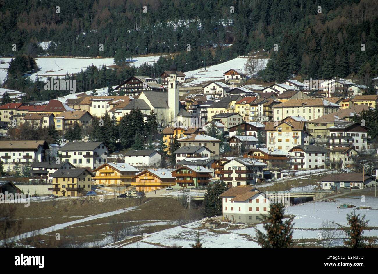village view, folgaria, italy Stock Photo - Alamy