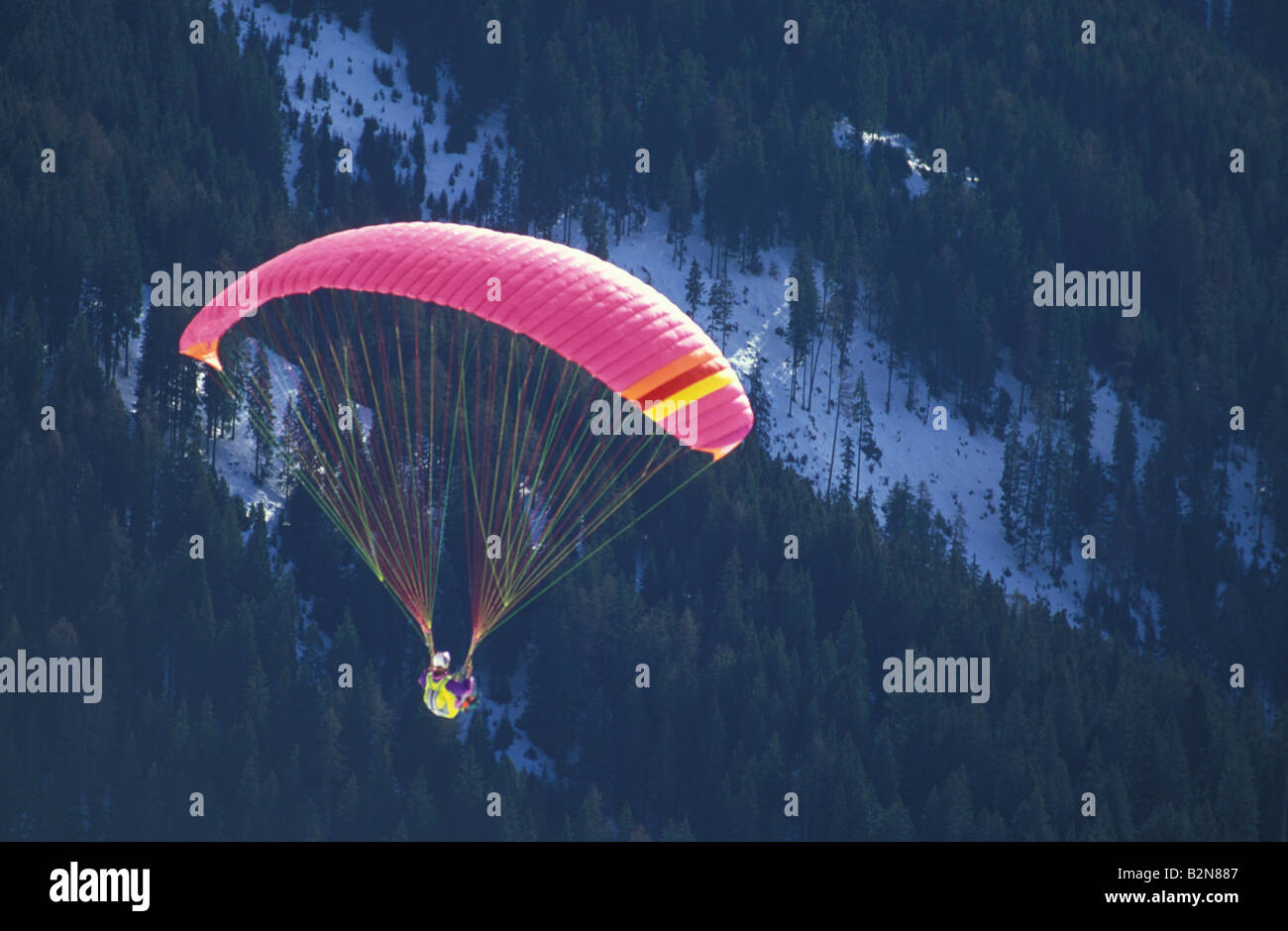 paragliding, pinzolo, italy Stock Photo - Alamy
