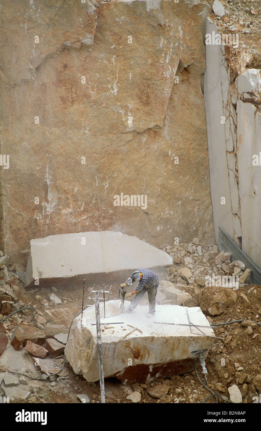 roman marble quarry, aurisina, italy Stock Photo - Alamy