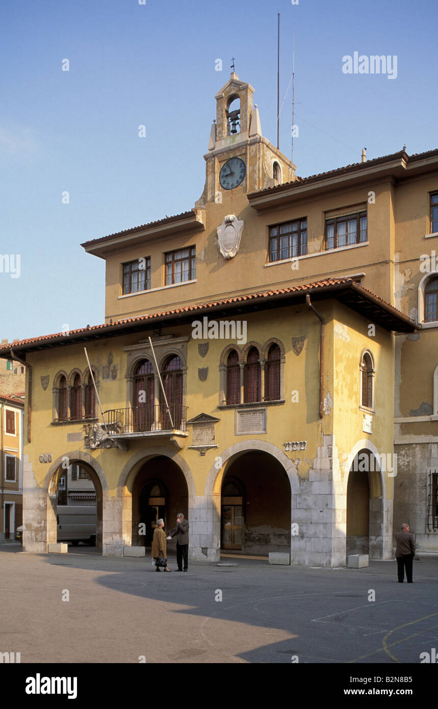 palazzo municipio, muggia, italy Stock Photo - Alamy