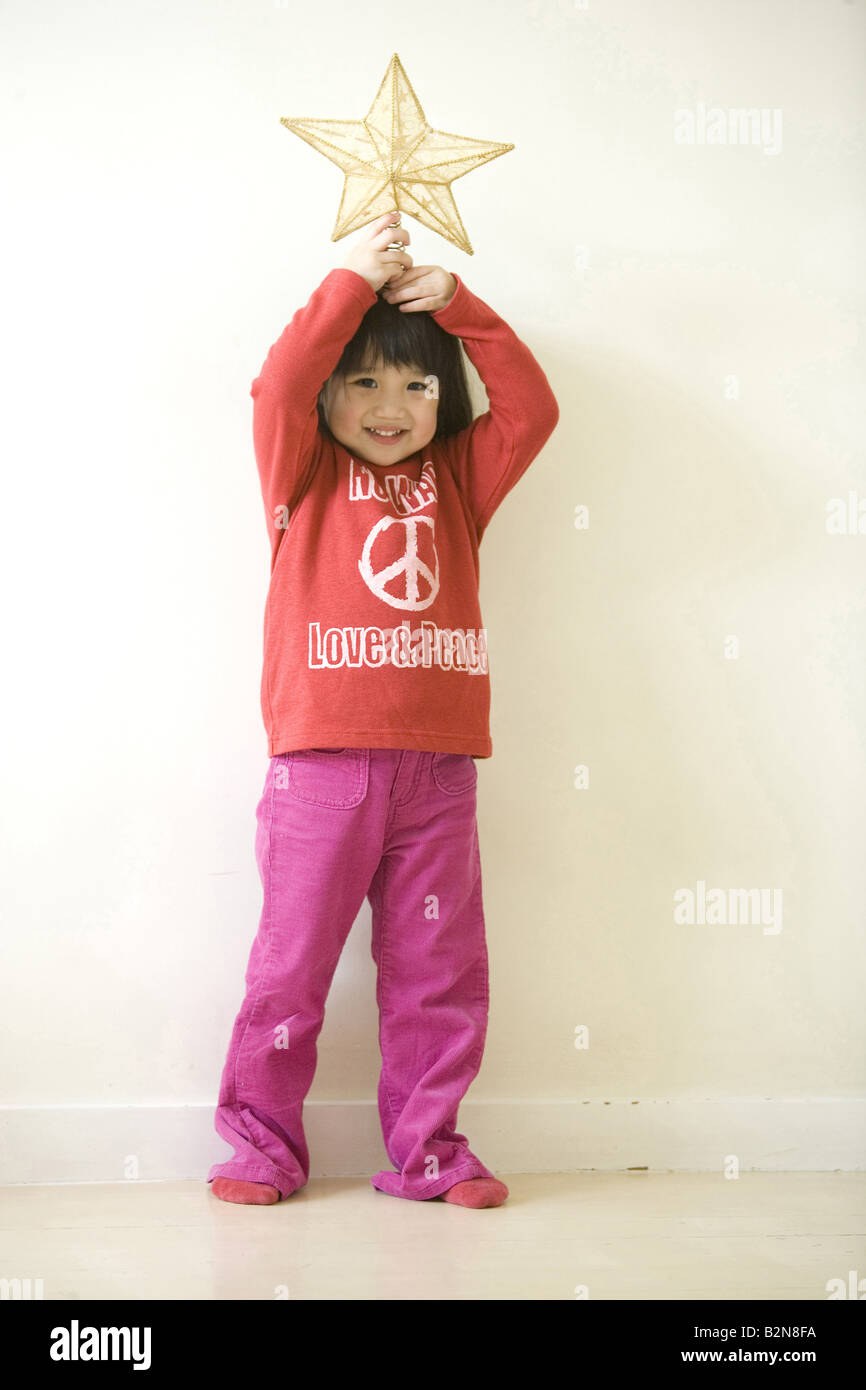 Portrait child girl star hi-res stock photography and images - Alamy