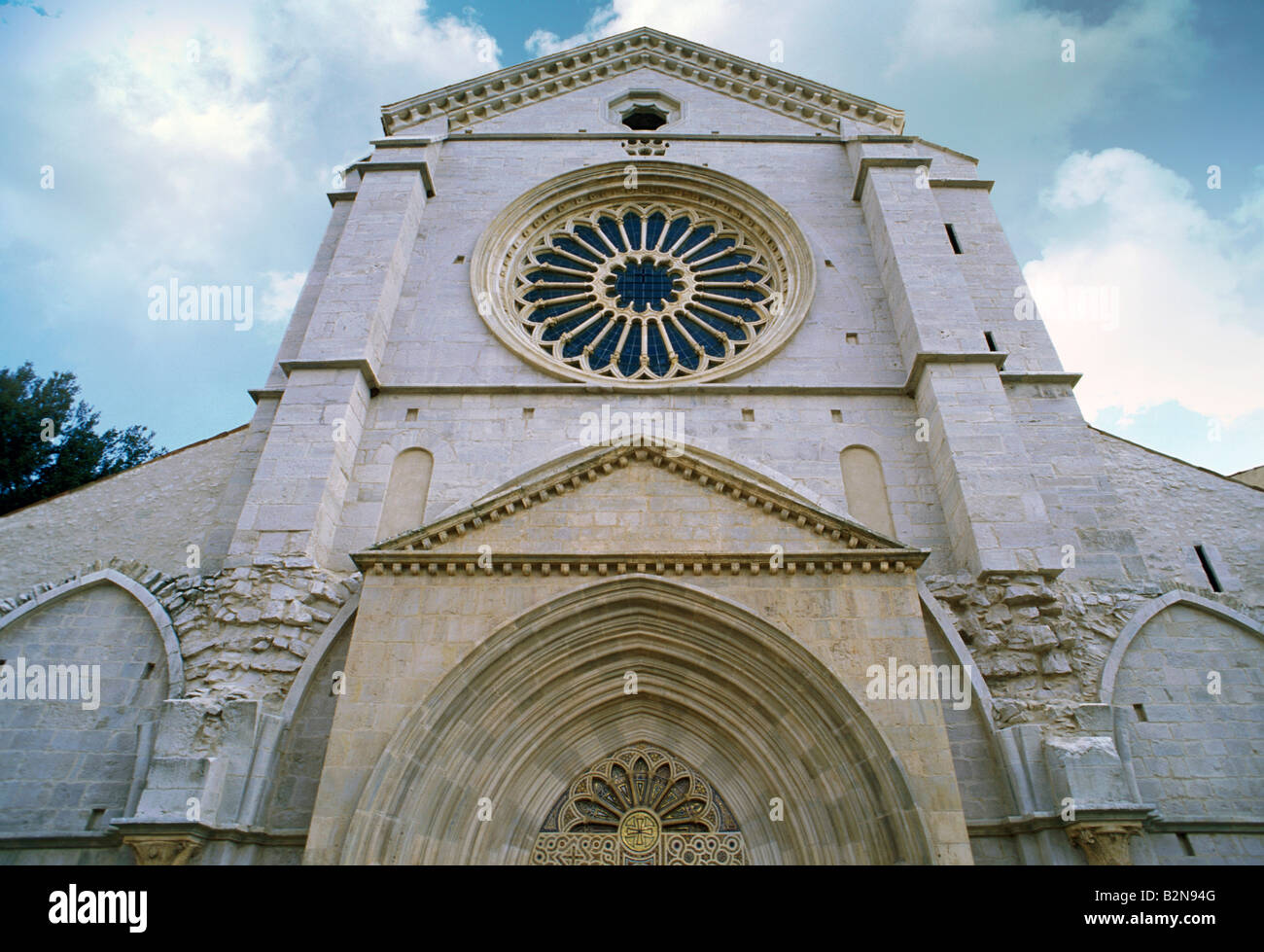 fossanova abbey, priverno, italy Stock Photo - Alamy