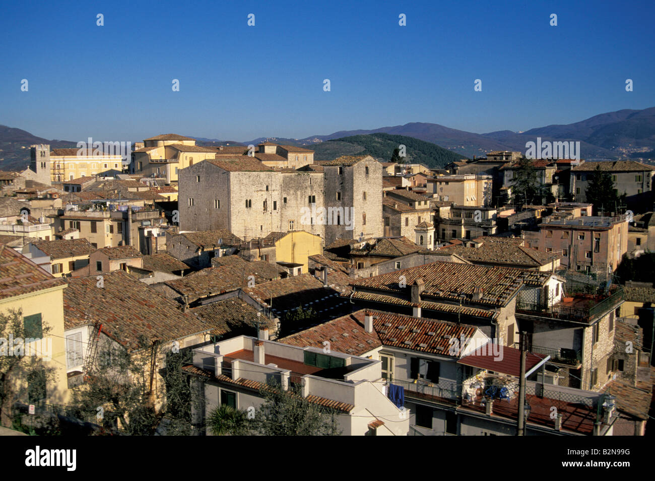 village view, alatri, italy Stock Photo - Alamy