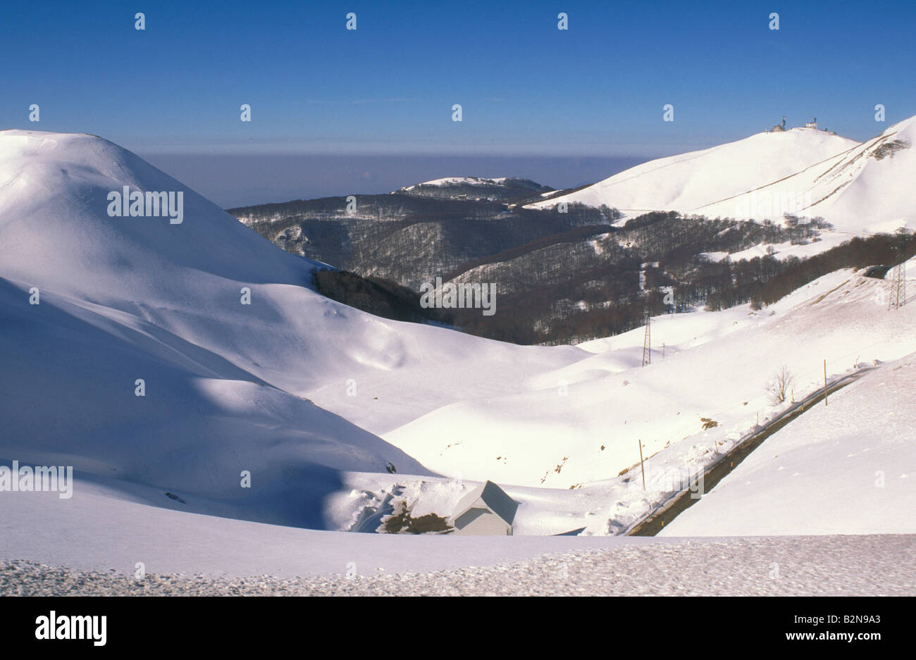 apennines view, terminillo mountain, italy Stock Photo - Alamy