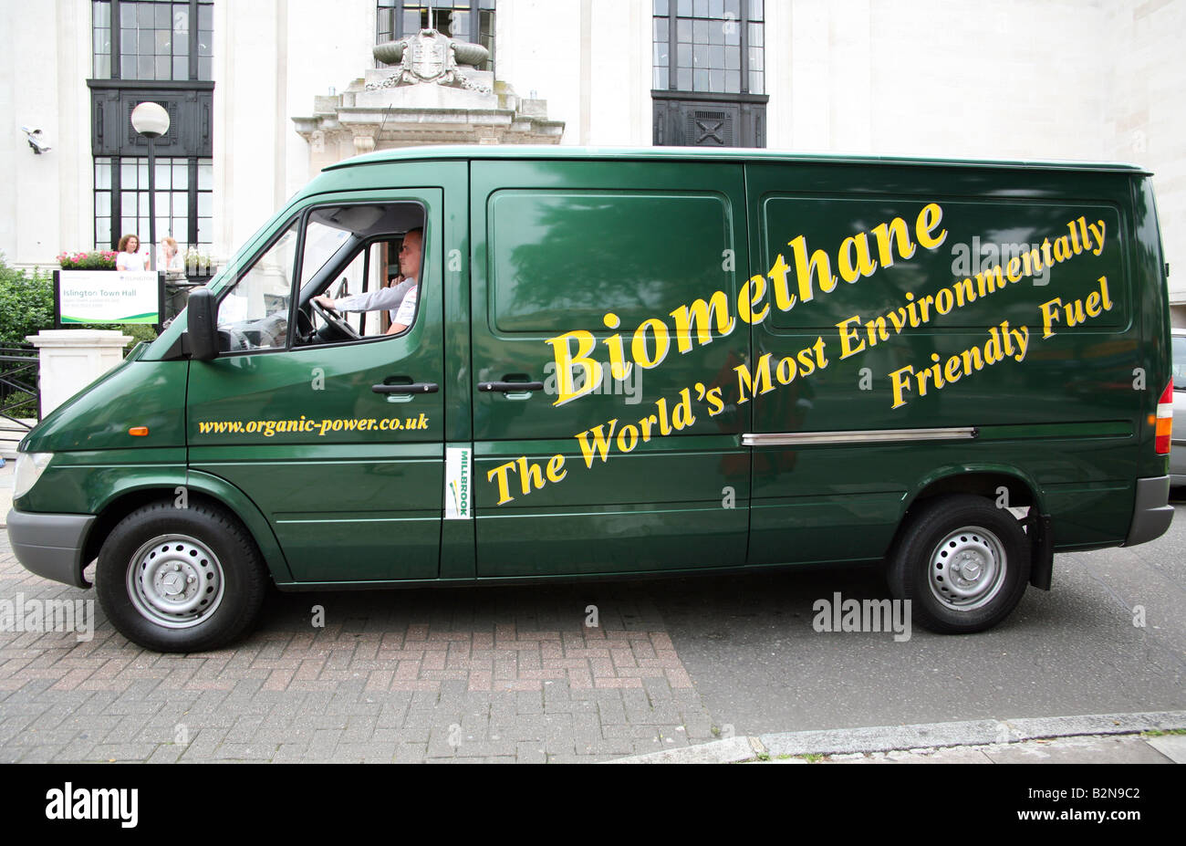 Van powered by biomethane fuel Stock Photo - Alamy