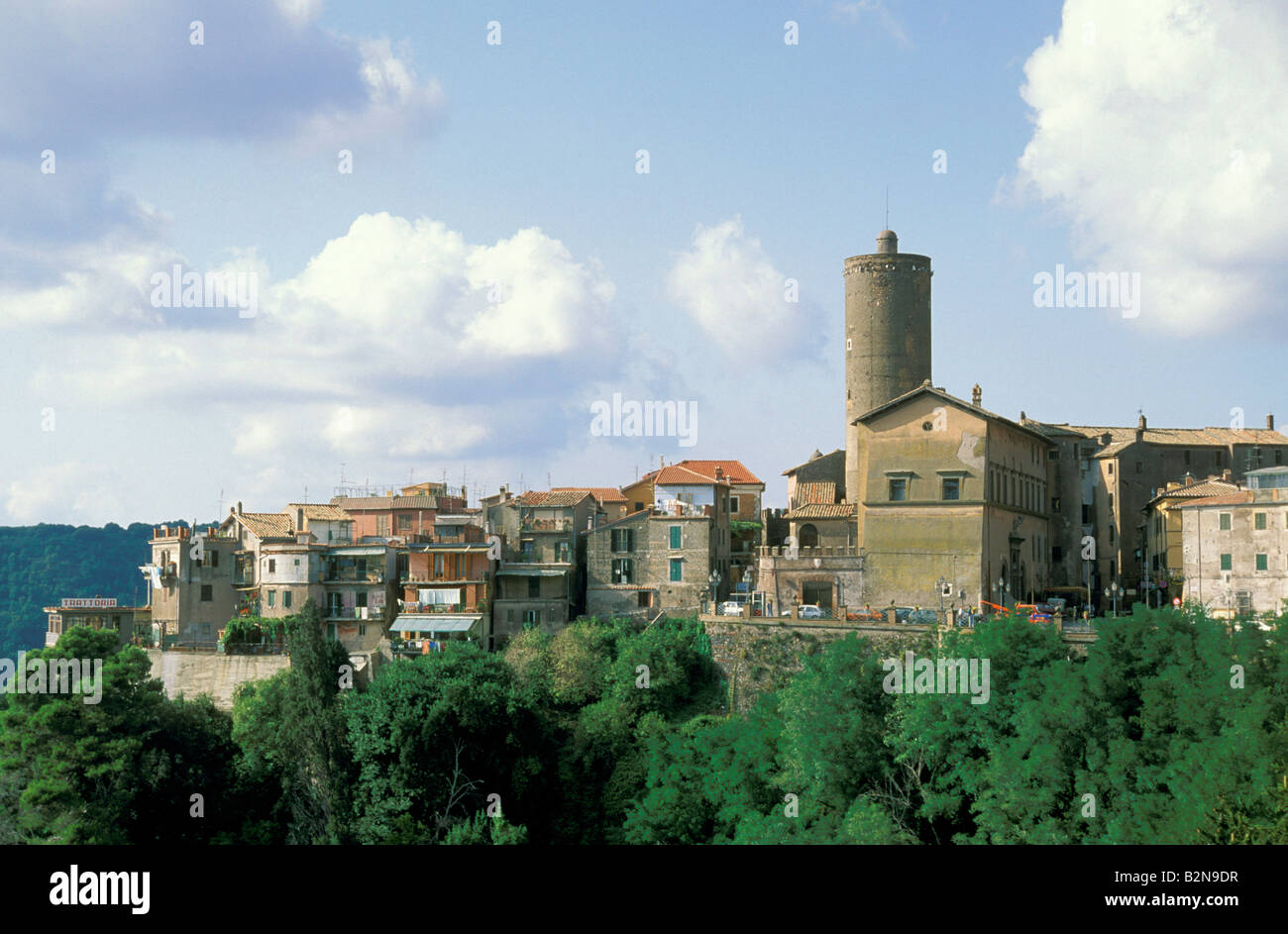 village view, nemi, italy Stock Photo - Alamy