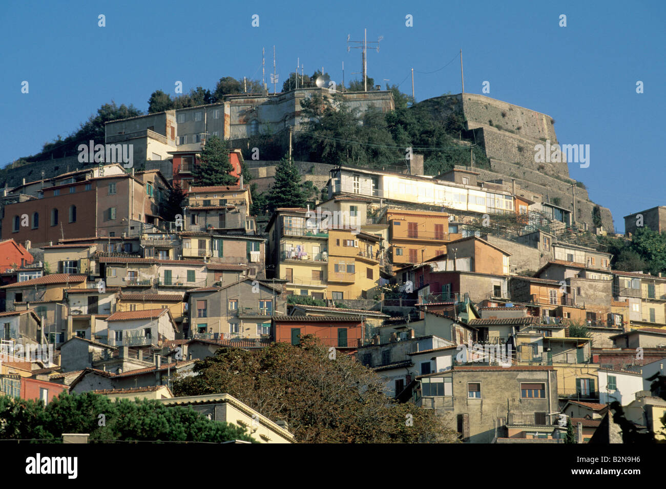 village view, rocca di papa, italy Stock Photo - Alamy