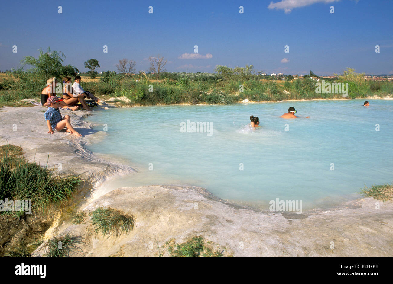 bulicame lakes, viterbo, italy Stock Photo - Alamy