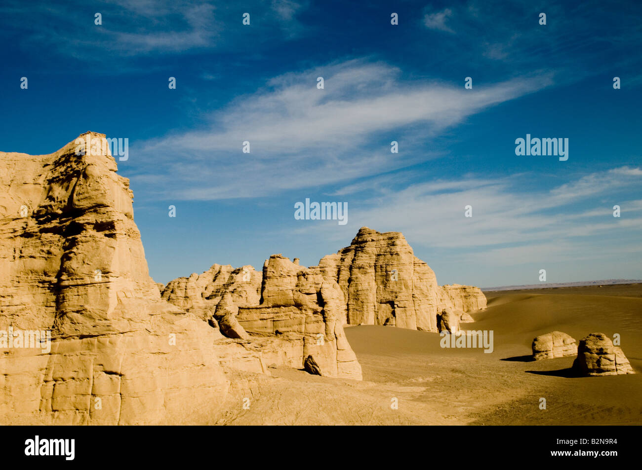 Landscapes of the Gobi desert Stock Photo - Alamy