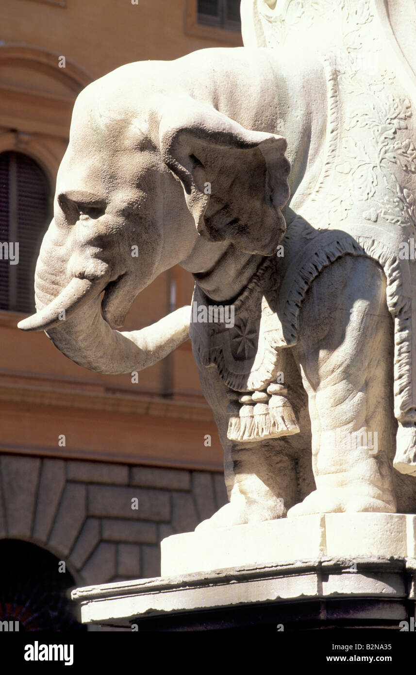 piazza della minerva and elephant statue, rome, italy Stock Photo - Alamy