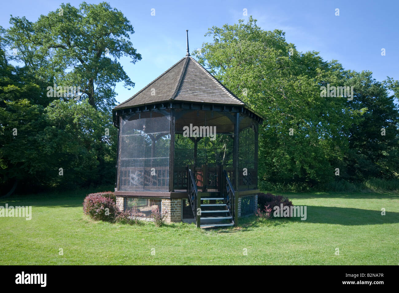 Bandstand in Hilly Fields Enfield United Kingdom Stock Photo - Alamy