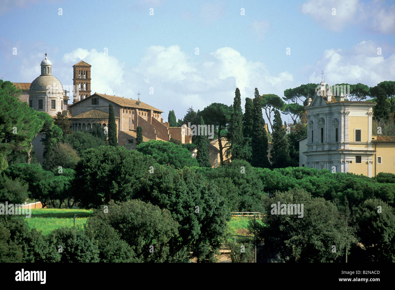 celio hill, rome, italy Stock Photo - Alamy