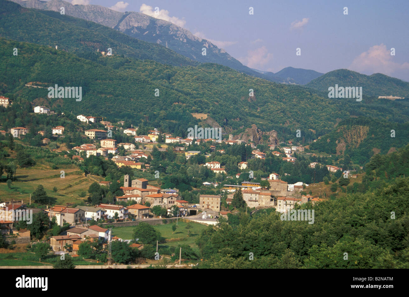 village view, piazza al serchio, italy Stock Photo - Alamy
