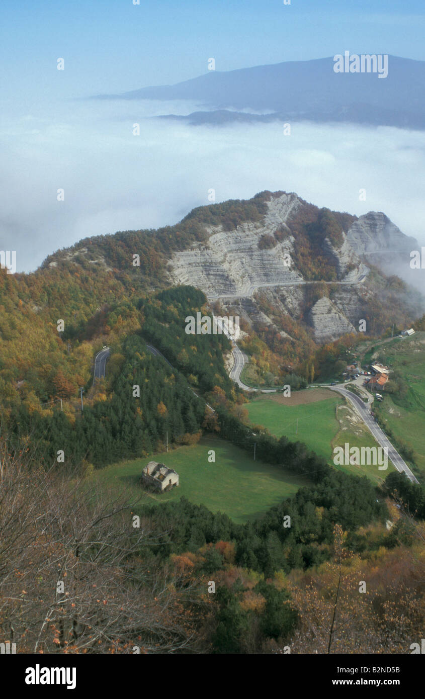 apennine landscape, mandrioli pass, italy Stock Photo - Alamy
