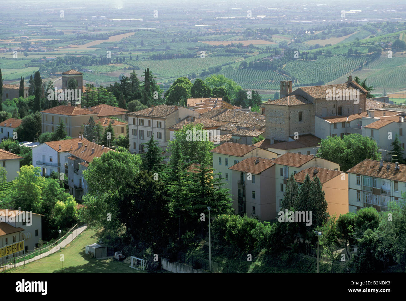 little town view, bertinoro, italy Stock Photo - Alamy
