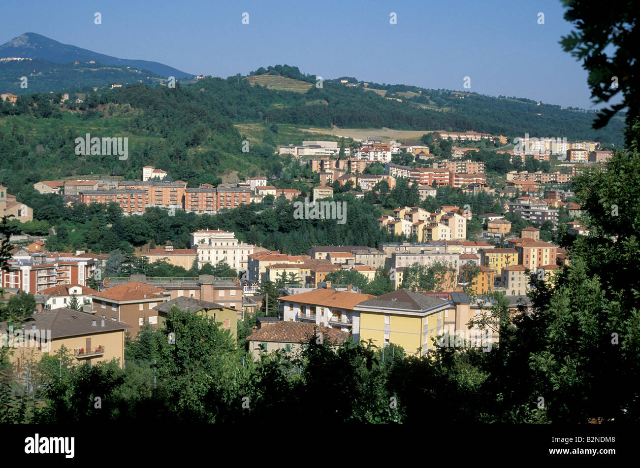 village view, porretta terme, italy Stock Photo - Alamy
