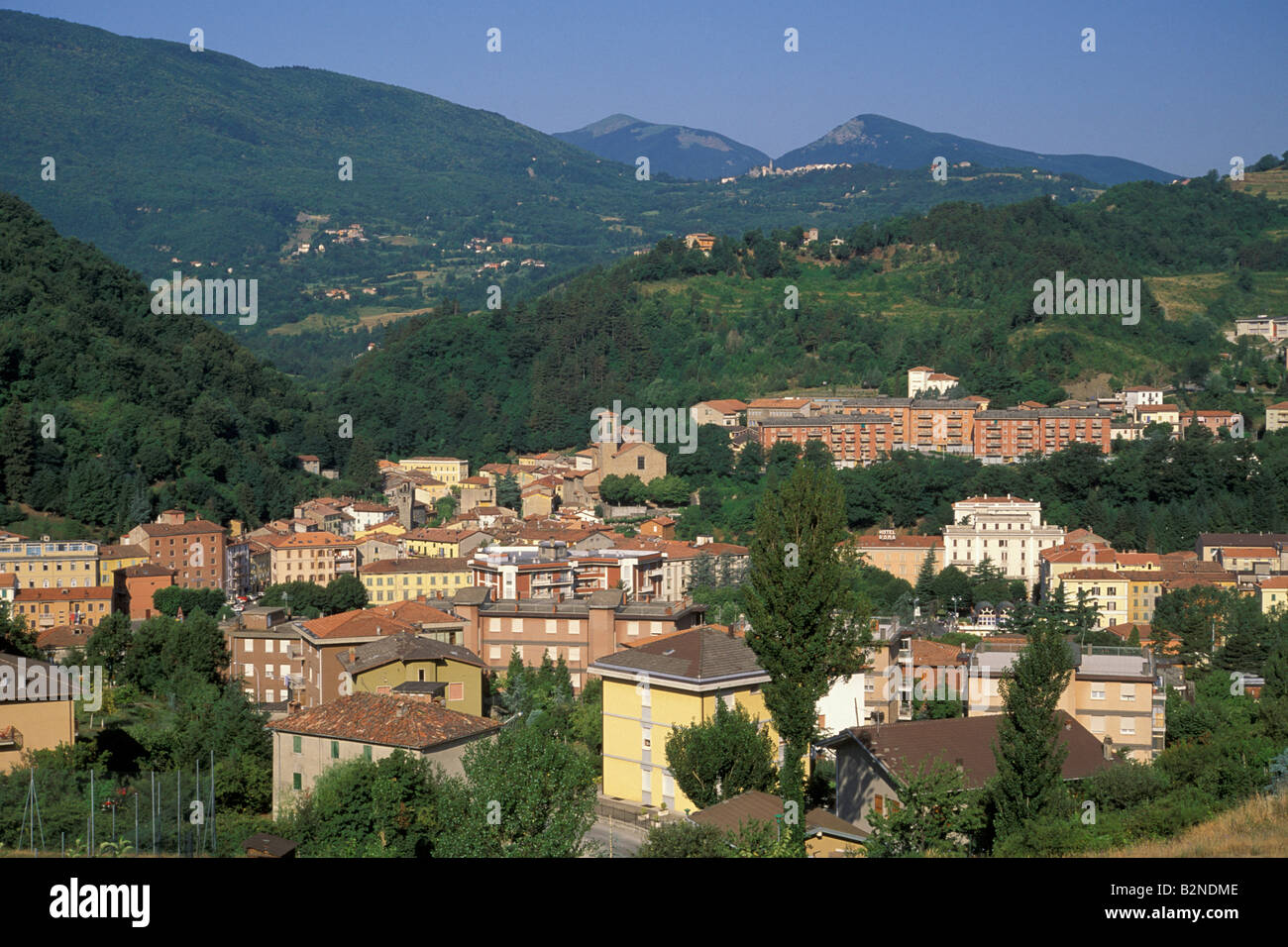 village view, porretta terme, italy Stock Photo - Alamy