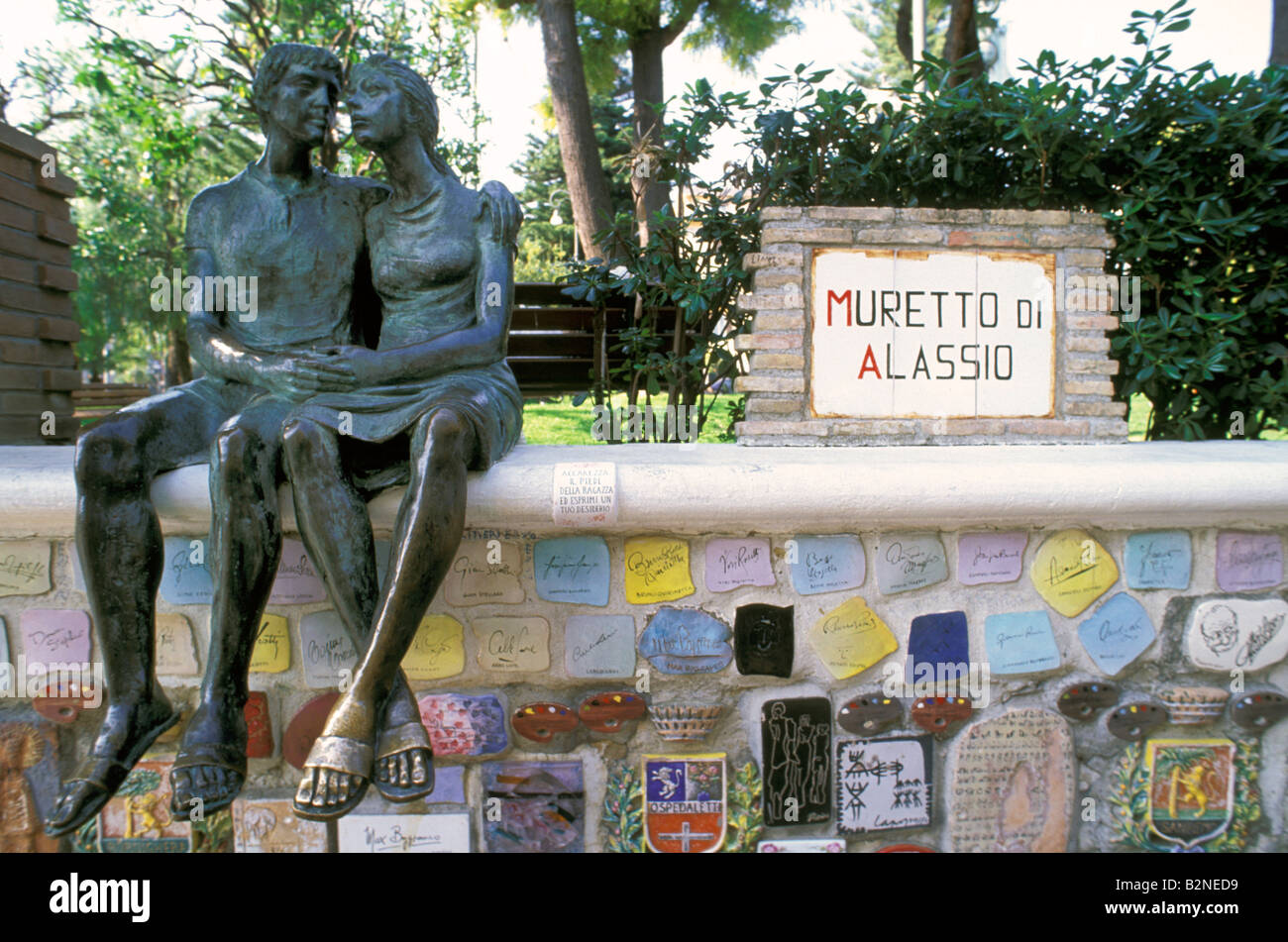 the muretto, alassio, italy Stock Photo - Alamy