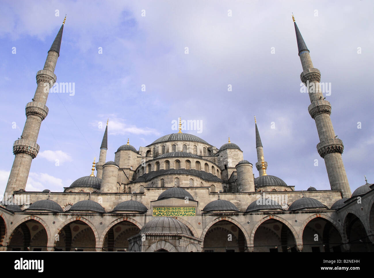 Minarets blue mosque hi-res stock photography and images - Alamy