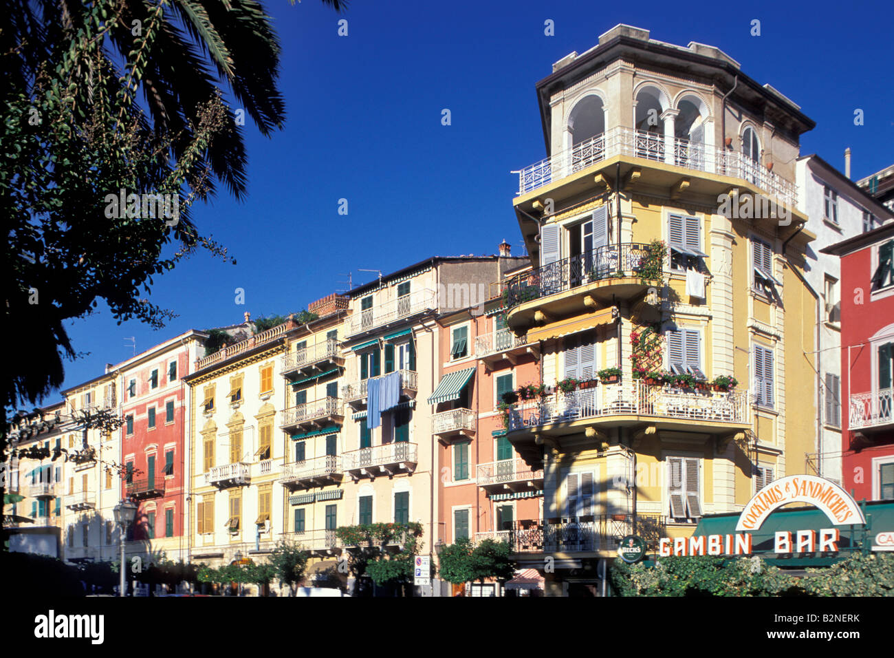 via roma, lerici, italy Stock Photo - Alamy