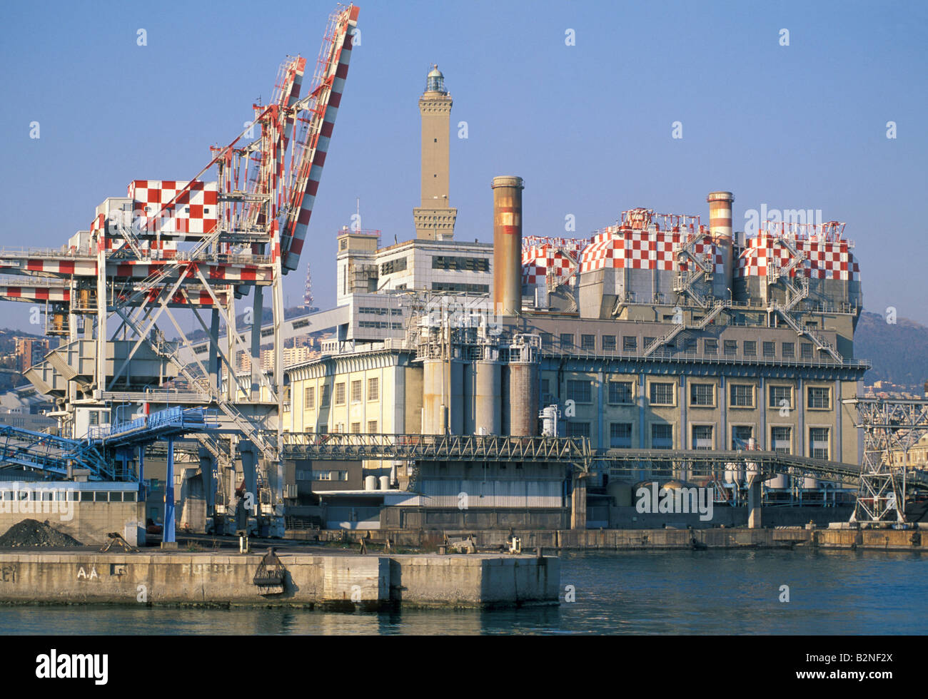 port, genoa, italy Stock Photo - Alamy