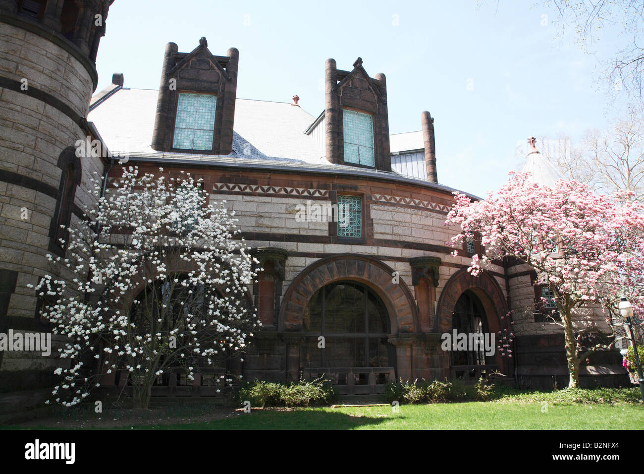 Circular rotunda section of Alexander Hall at Princeton University from ...