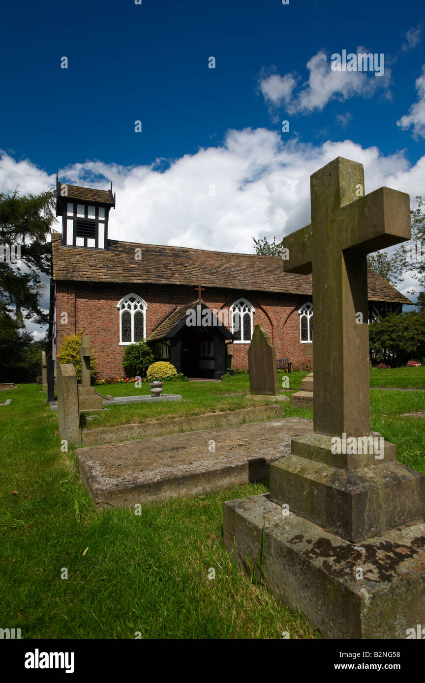 All Saints Church Siddington Cheshire UK Stock Photo - Alamy