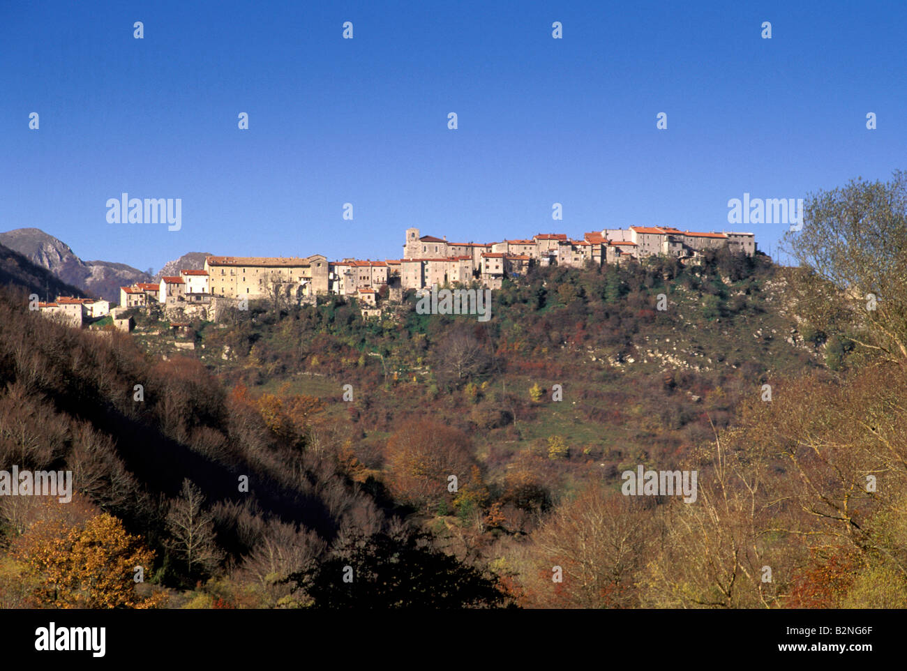 opi village, abruzzo national park, Italy Stock Photo - Alamy