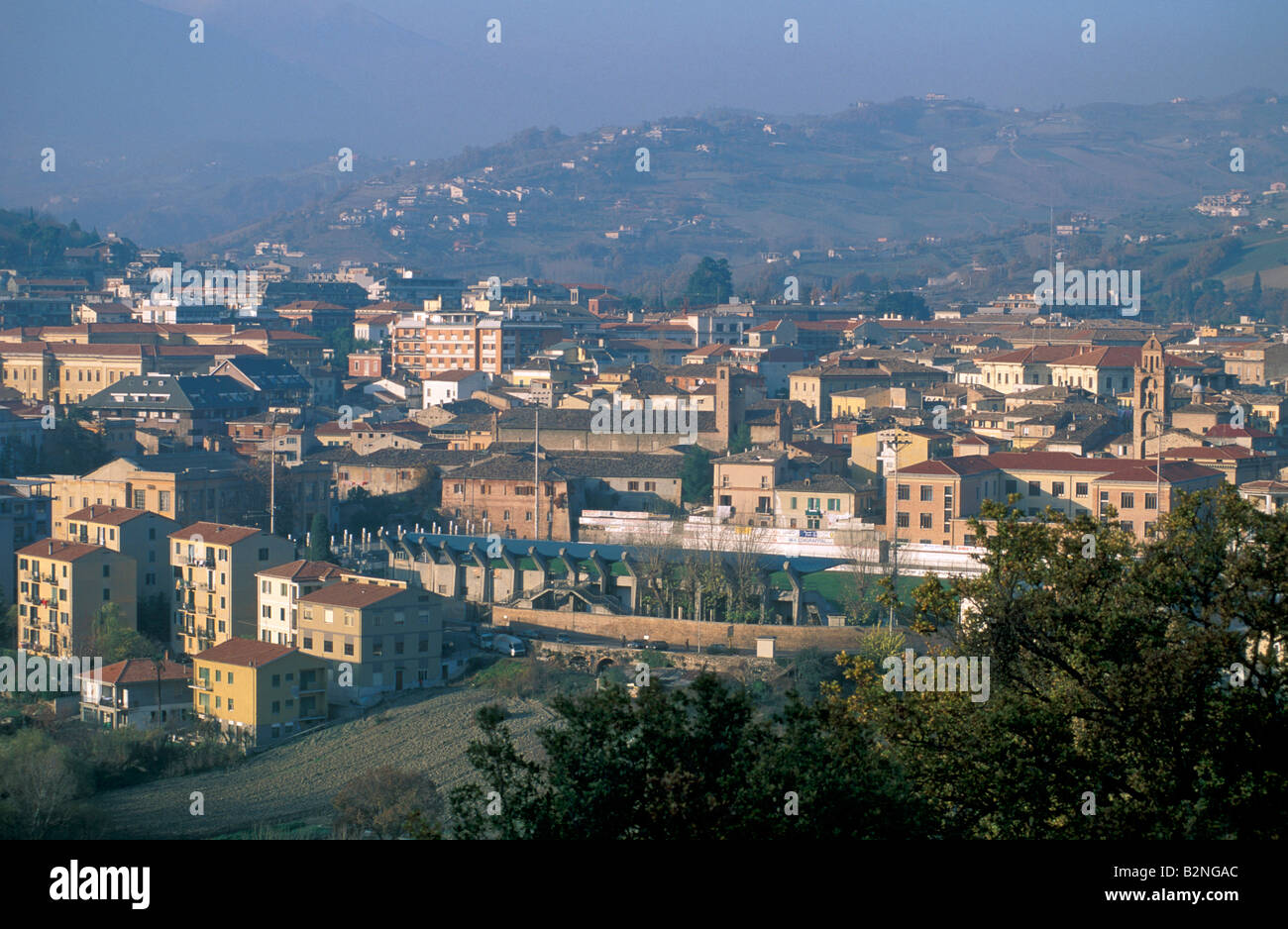 town view, teramo, Italy Stock Photo - Alamy