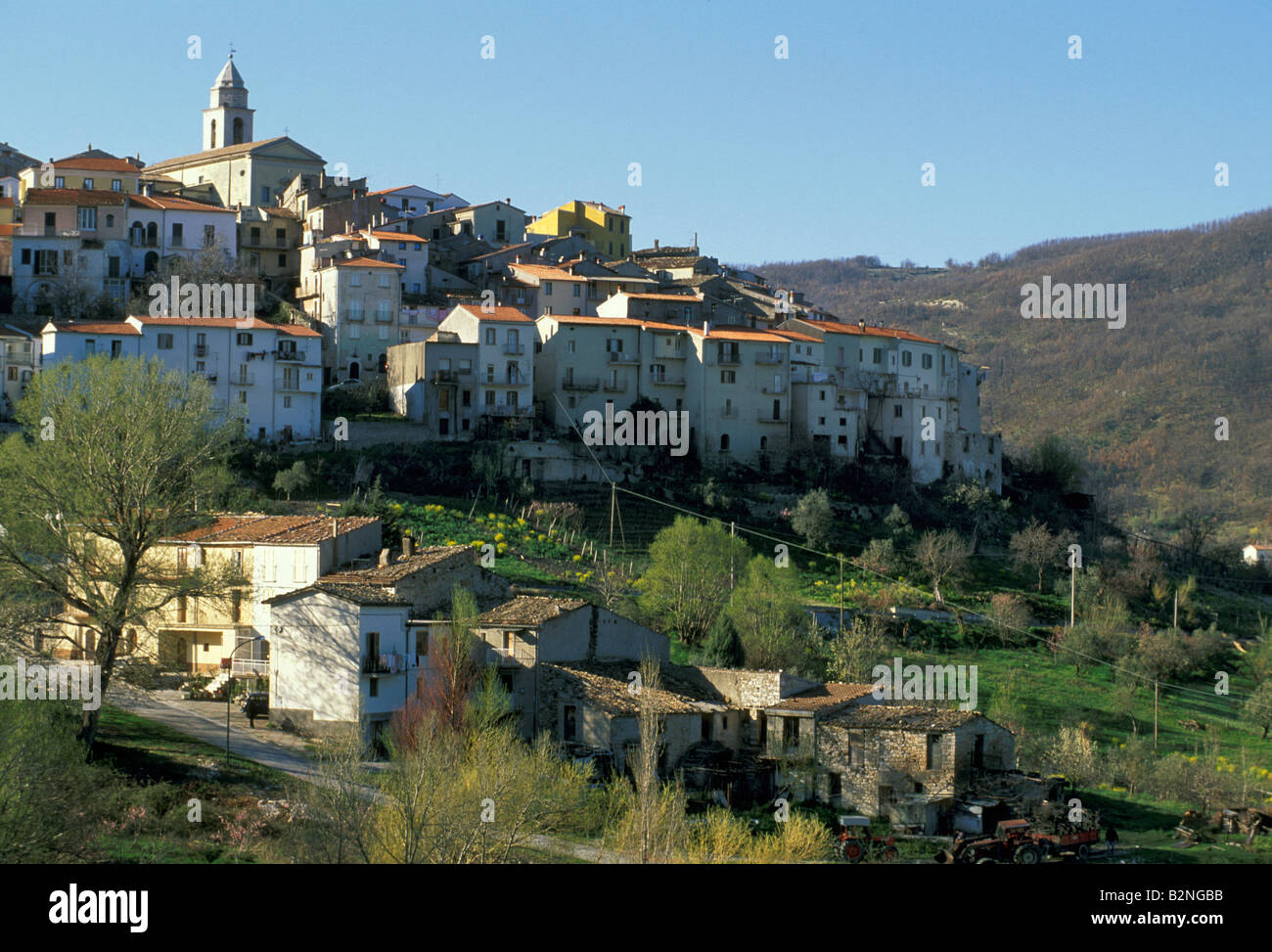 village view, civitanova del sannio, Italy Stock Photo - Alamy