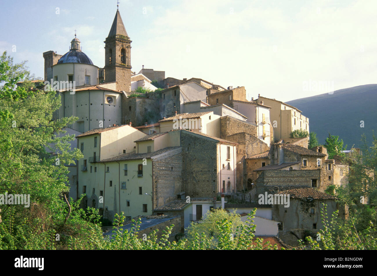 village view, cocullo, Italy Stock Photo - Alamy