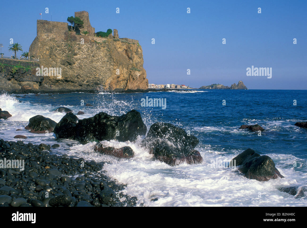 castle, aci castello, Italy Stock Photo - Alamy