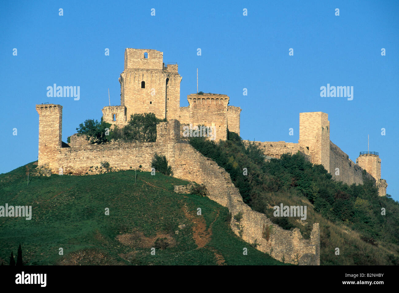 rocca maggiore, assisi, Italy Stock Photo - Alamy