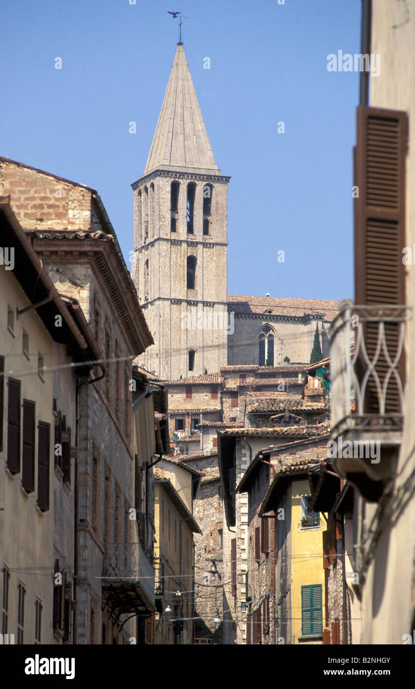 historical centre, todi, Italy Stock Photo - Alamy